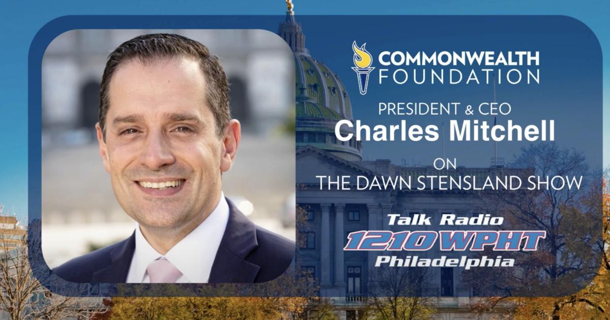 Commonwealth Foundation CEO Charles Mitchell joins the Dawn Stensland ...